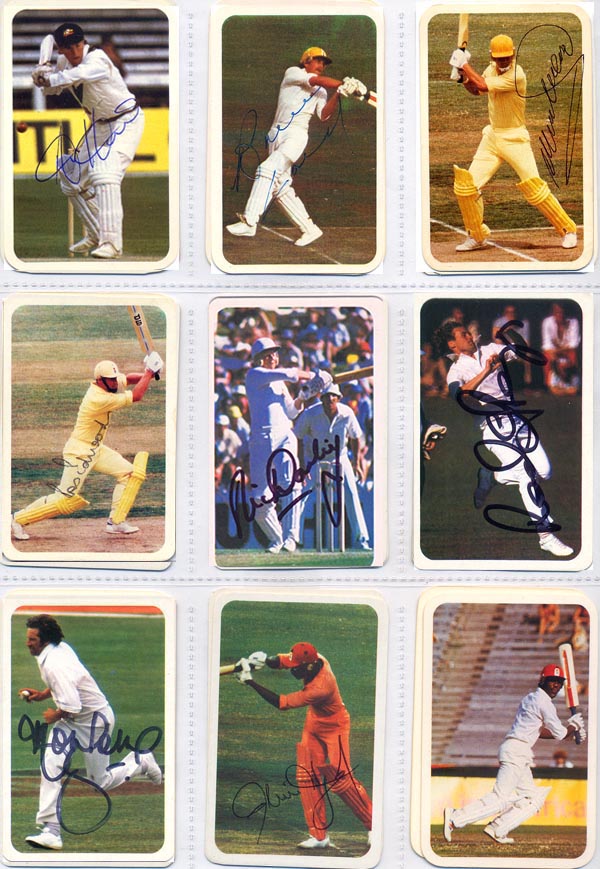 NAZIM'S CRICKET PAGE (Cigarette/Trading Cards)