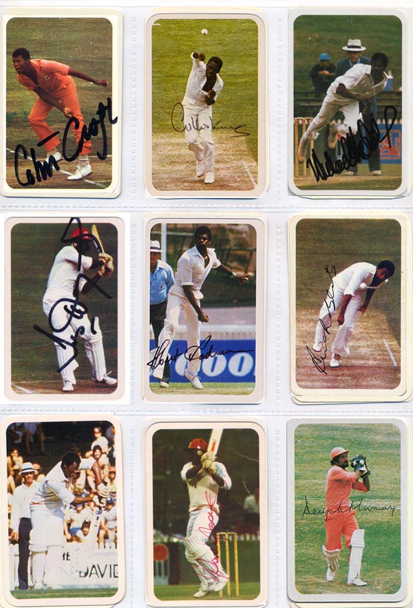 NAZIM'S CRICKET PAGE (Cigarette/Trading Cards)