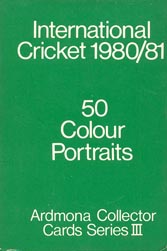 NAZIM'S CRICKET PAGE (Cigarette/Trading Cards)