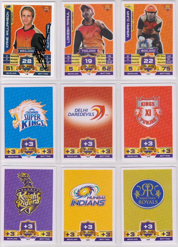 NAZIM'S CRICKET PAGE (Cigarette/Trading Cards)